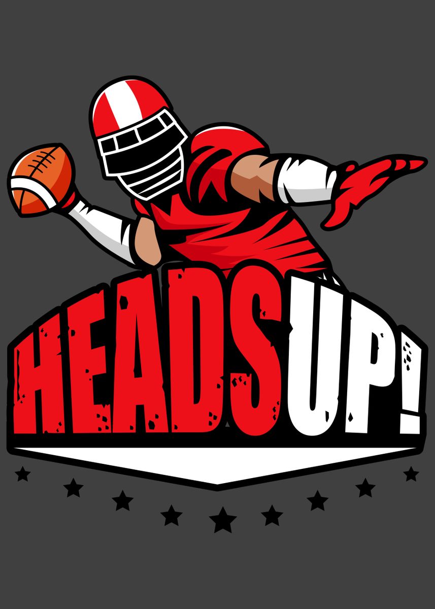 'Heads up' Poster, picture, metal print, paint by BeMi | Displate