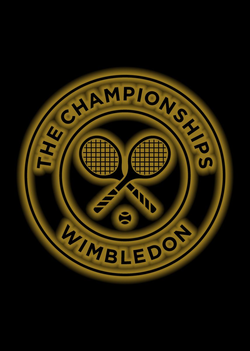 'wimbledon glow gold' Poster by shiner artist | Displate