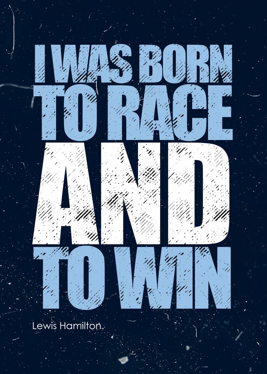 'HAMILTON QUOTE' Poster, picture, metal print, paint by MoveUp | Displate