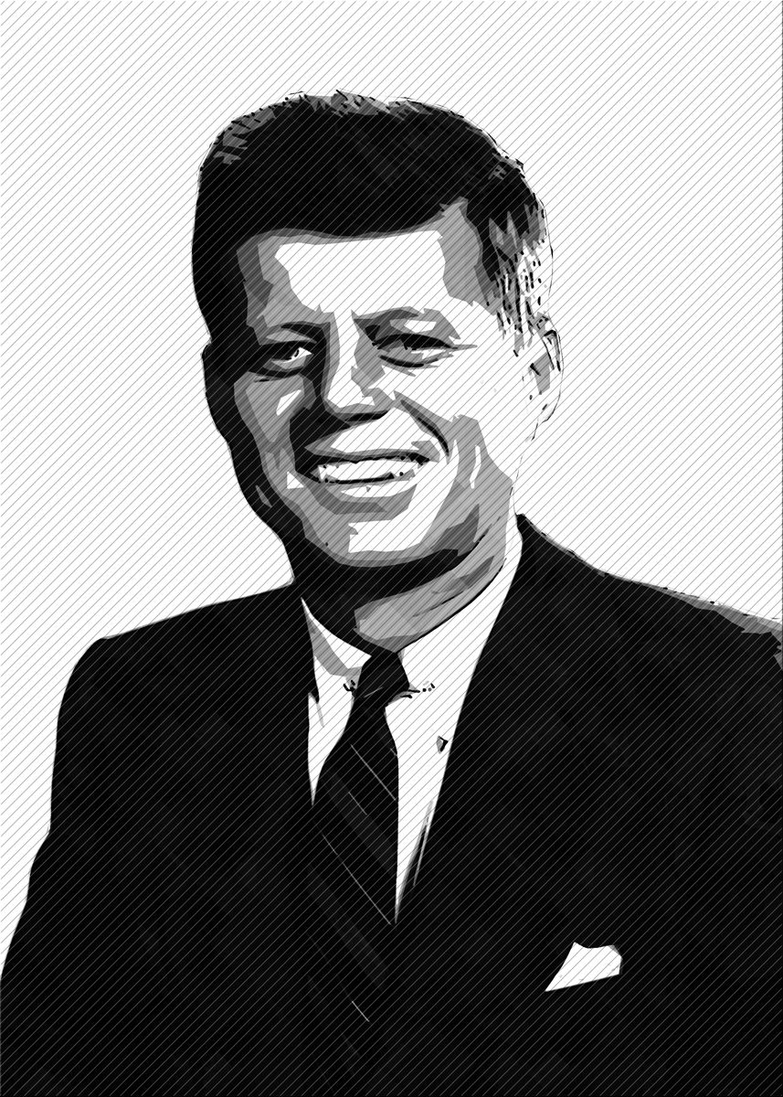 'John F Kennedy' Poster by D A N | Displate
