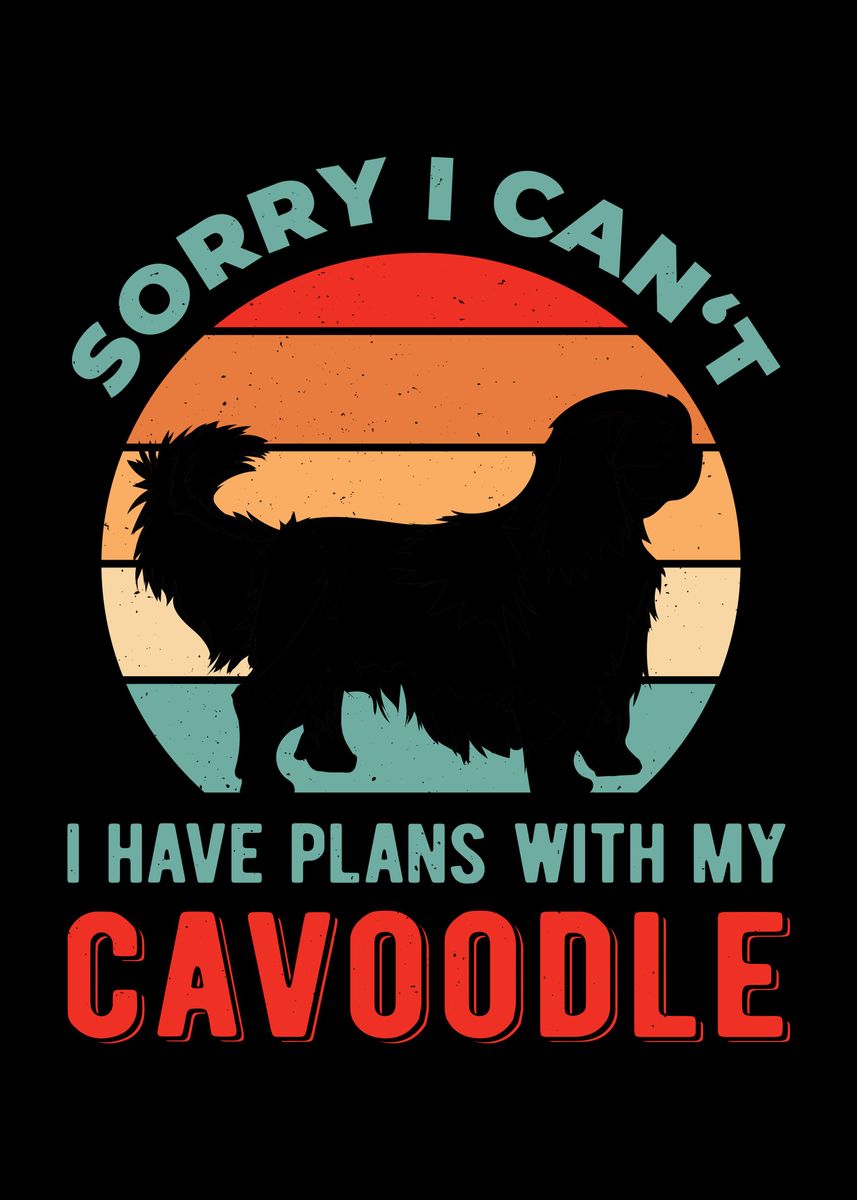 'Funny Cavoodle Quote' Poster by Visualz | Displate