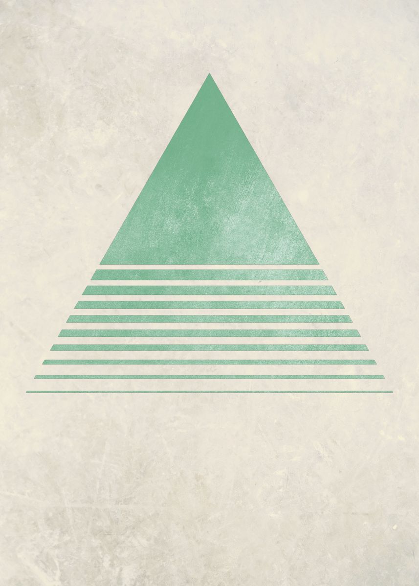 'Geometric Piece No 4 3' Poster by Metropolitan | Displate