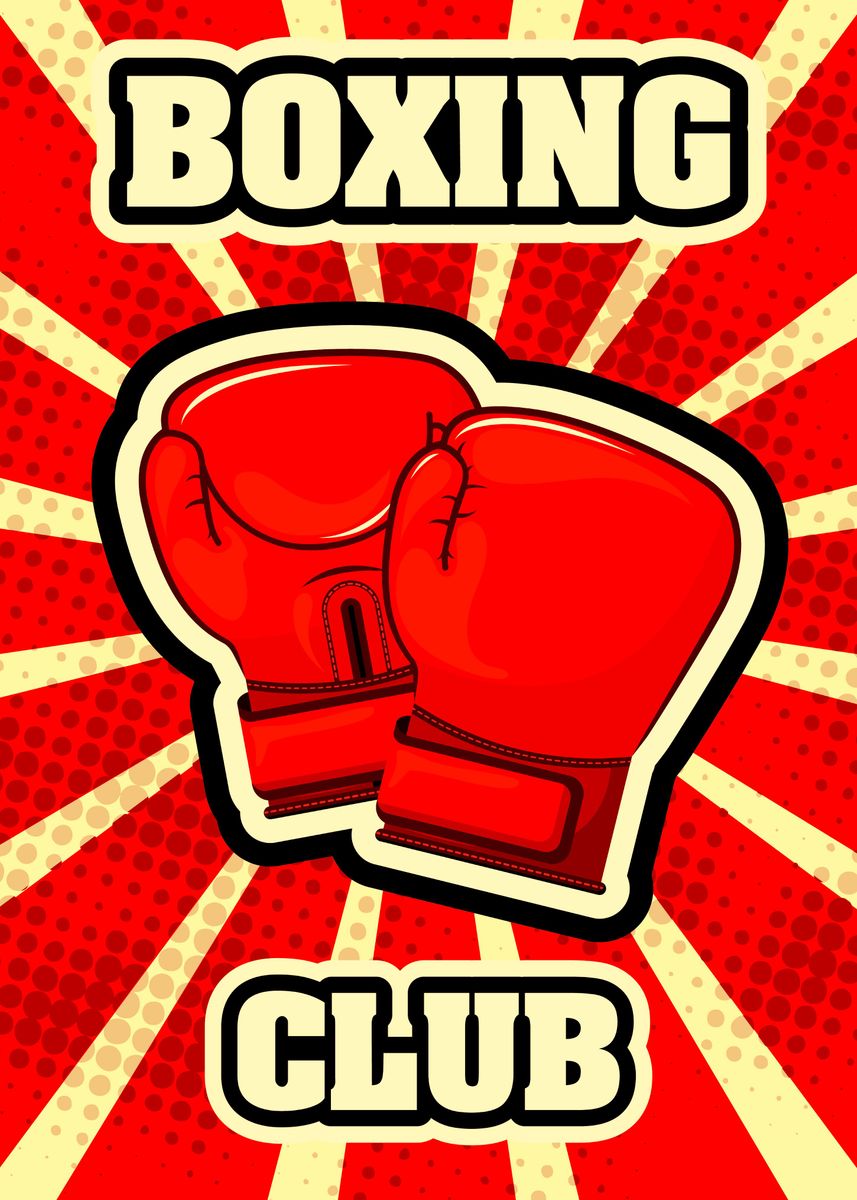 'Boxing Club' Poster, picture, metal print, paint by Motivation ManiaC ...