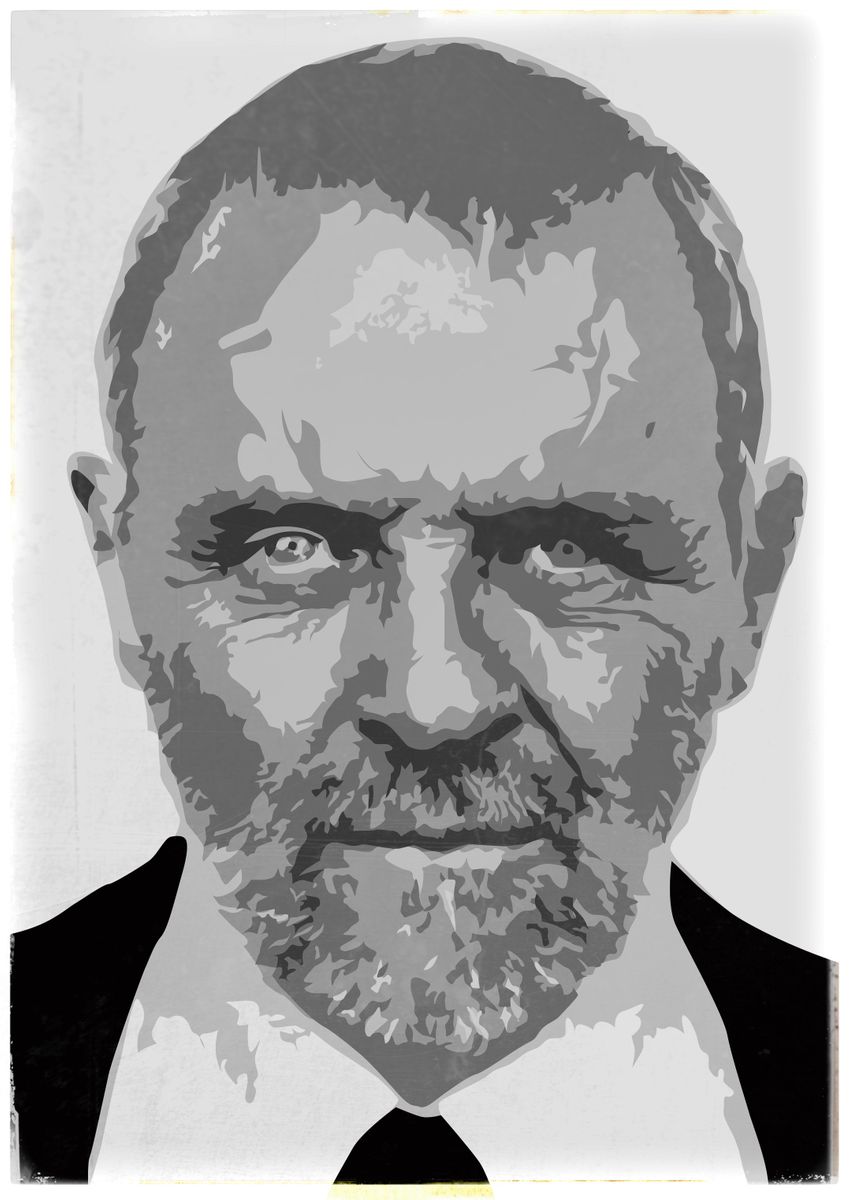 'Anthony Hopkins portrait' Poster, picture, metal print, paint by ...