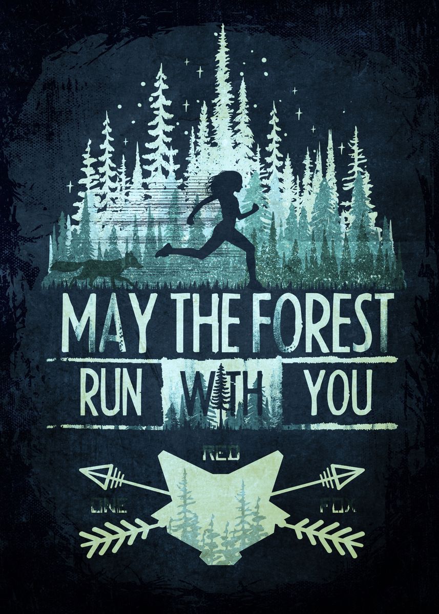 'Run' Poster by Ilya Danilov | Displate