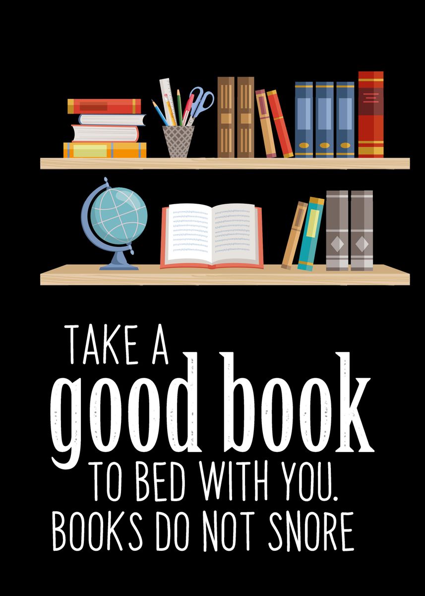 'Good book' Poster, picture, metal print, paint by Juliana RW | Displate