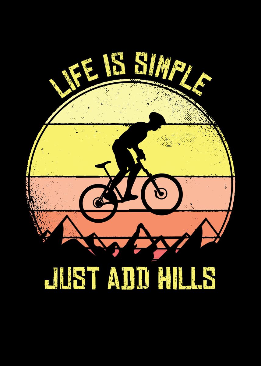 'Mountainbike MTB Offroad' Poster by to42 | Displate