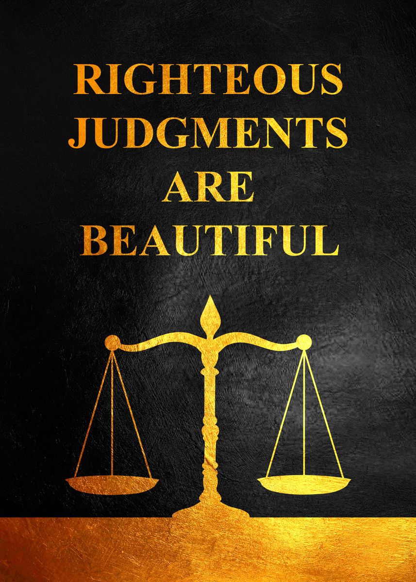 'Judgments Are Beautiful' Poster, picture, metal print, paint by ...
