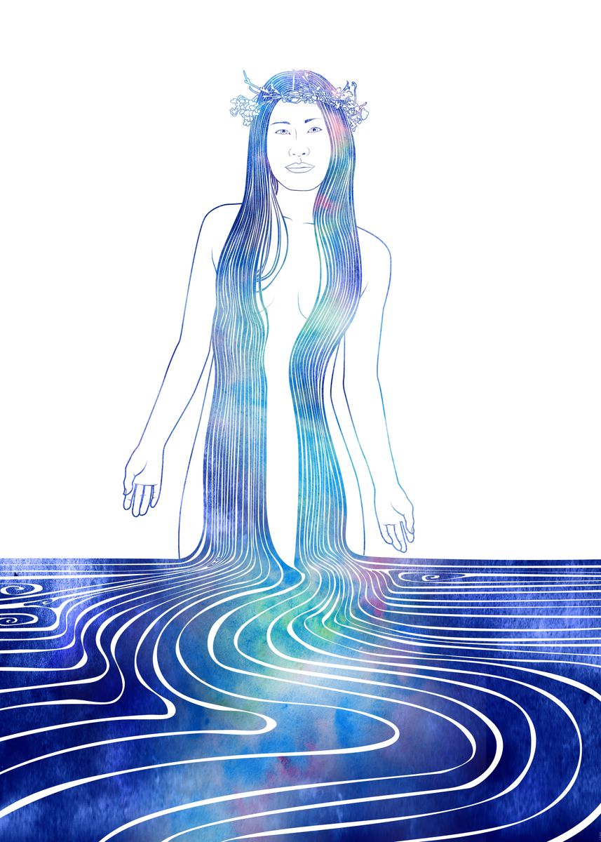 'Nereid CXIII' Poster by Stevyn Llewellyn | Displate