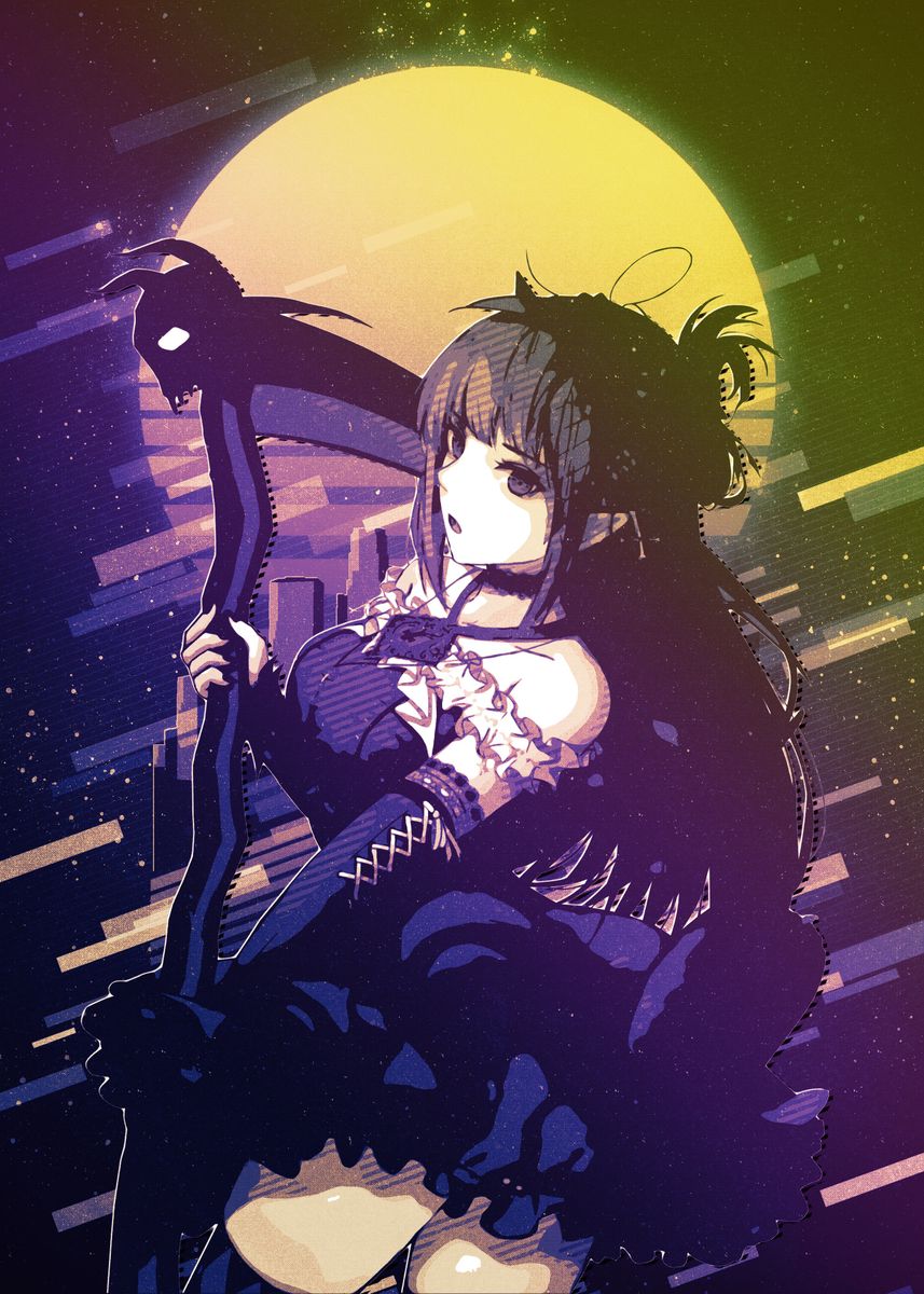 'Anime Devil' Poster, picture, metal print, paint by Shinorei MB | Displate