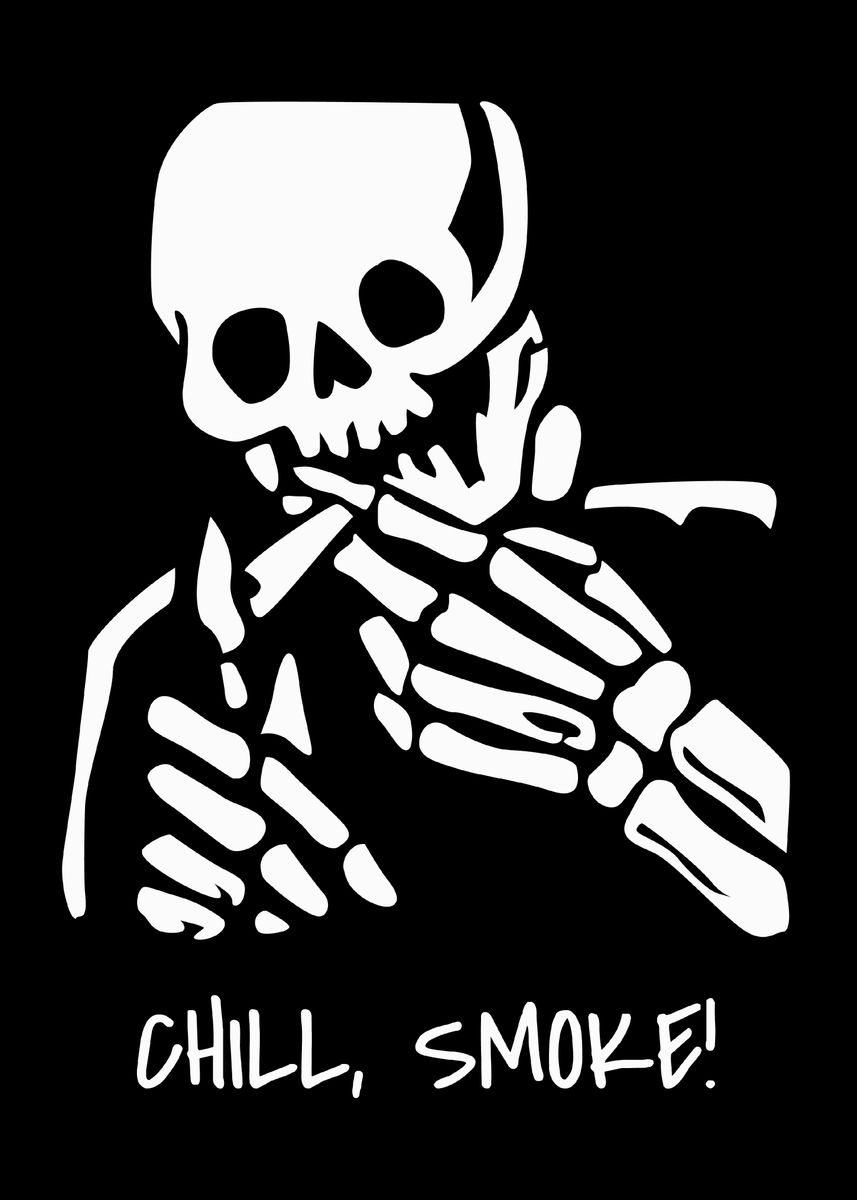 'Chill Smoke' Poster, picture, metal print, paint by black acturus ...