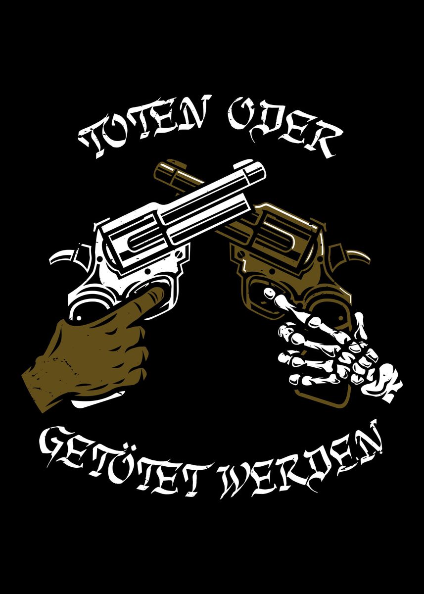 'Kill or be Killed' Poster, picture, metal print, paint by John DonJoe ...