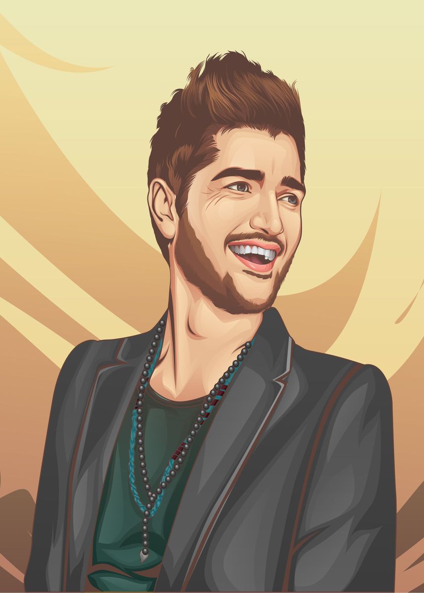 'sesign vector danny' Poster, picture, metal print, paint by Asran ...