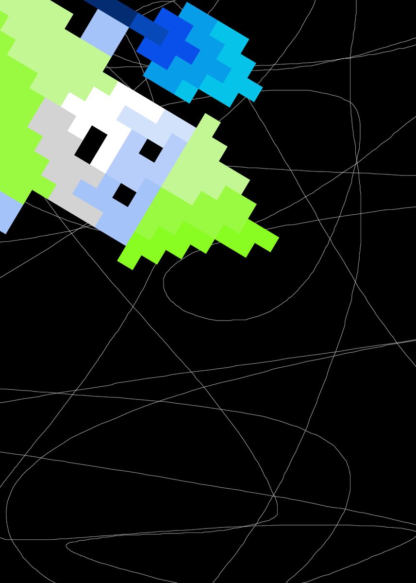 'Wizard Friend in Cave 2' Poster, picture, metal print, paint by ...