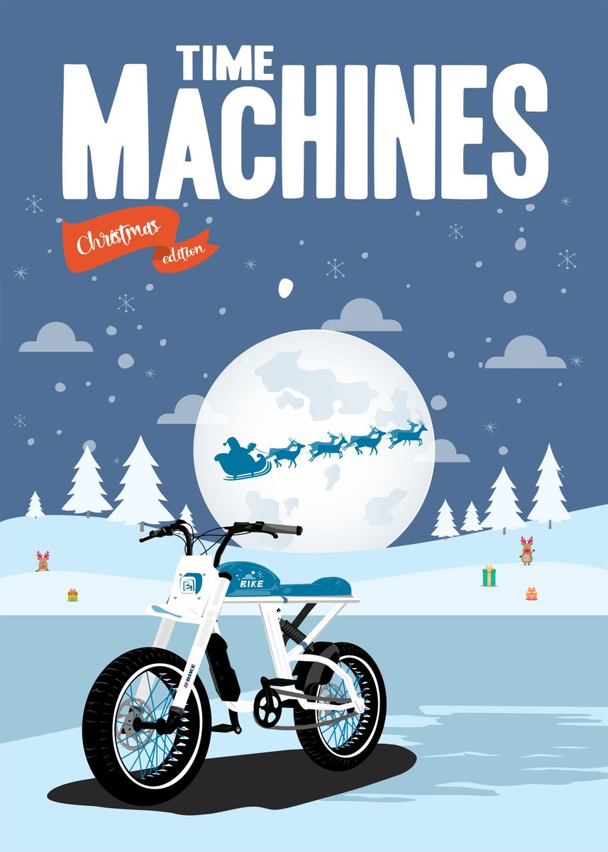 'Electric bike' Poster, picture, metal print, paint by Jack | Displate