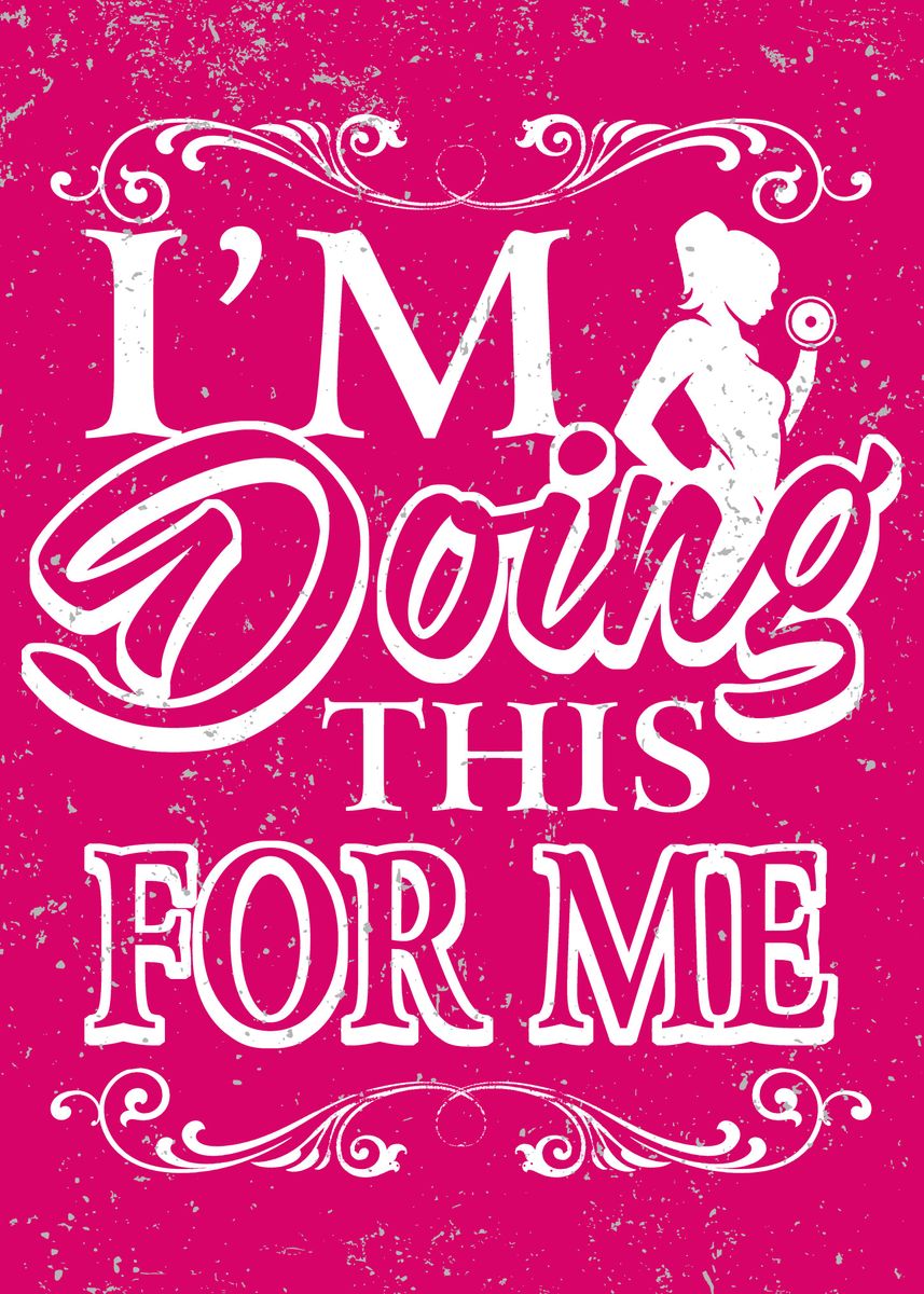 'Gym Workout Woman Girl' Poster, picture, metal print, paint by Saphira ...