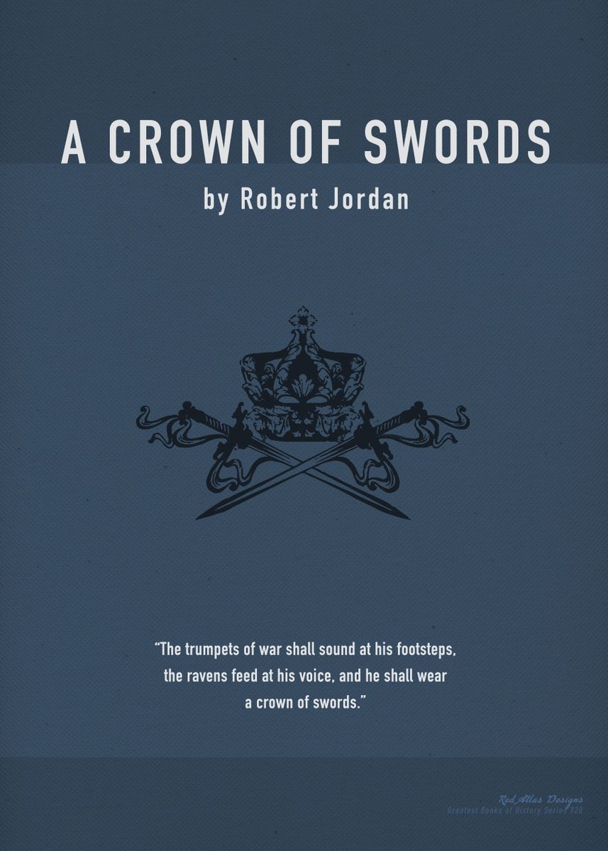'A Crown of Swords Book Art' Poster, picture, metal print, paint by ...