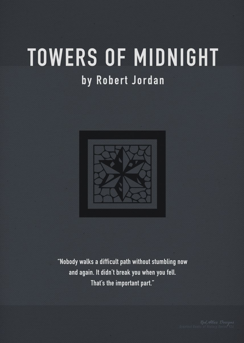 'Towers of Midnight Book' Poster, picture, metal print, paint by Design ...