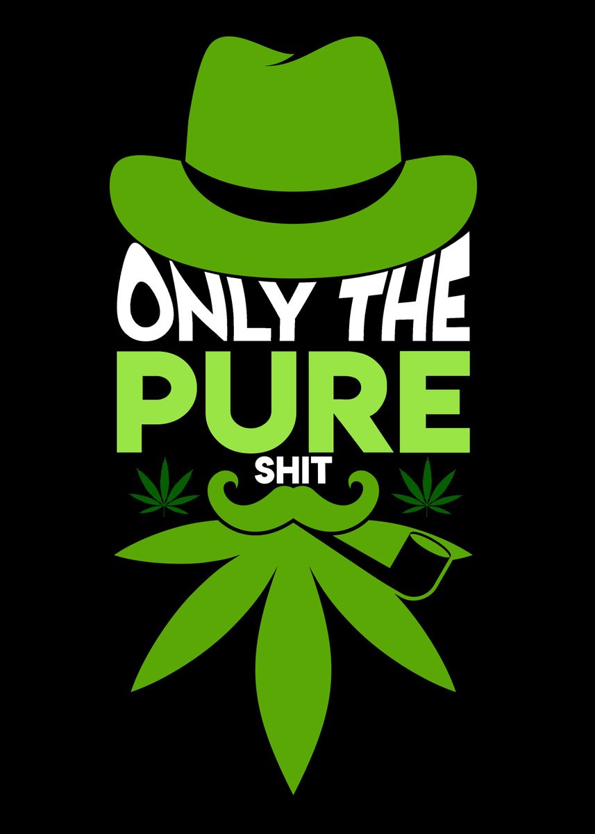 'Cannabis Weed Marihuana' Poster, picture, metal print, paint by Eye ...