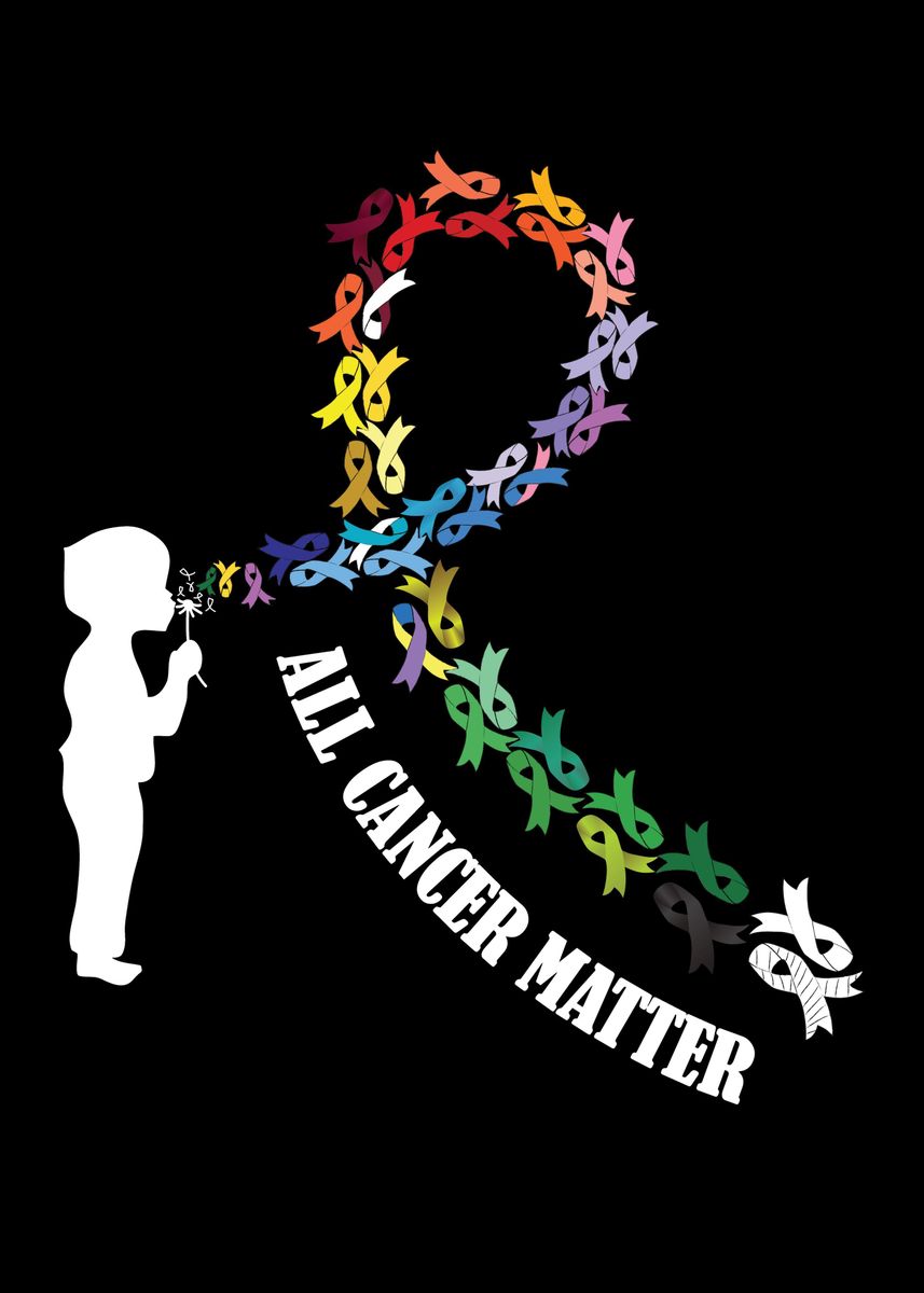 'All Cancer Matters' Poster, picture, metal print, paint by ...