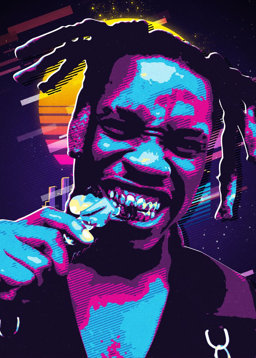 'Dunzel Curry ' Poster, picture, metal print, paint by San Illustrator ...