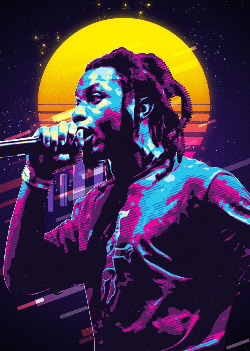 'Dunzel Curry ' Poster by San Illustrator | Displate