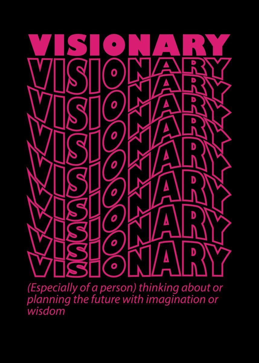 'Visionary' Poster by Ignite Colour | Displate