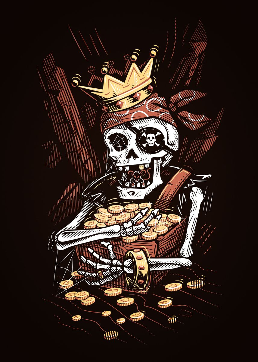 'My Treasure' Poster, picture, metal print, paint by Patrick Zedouard ...