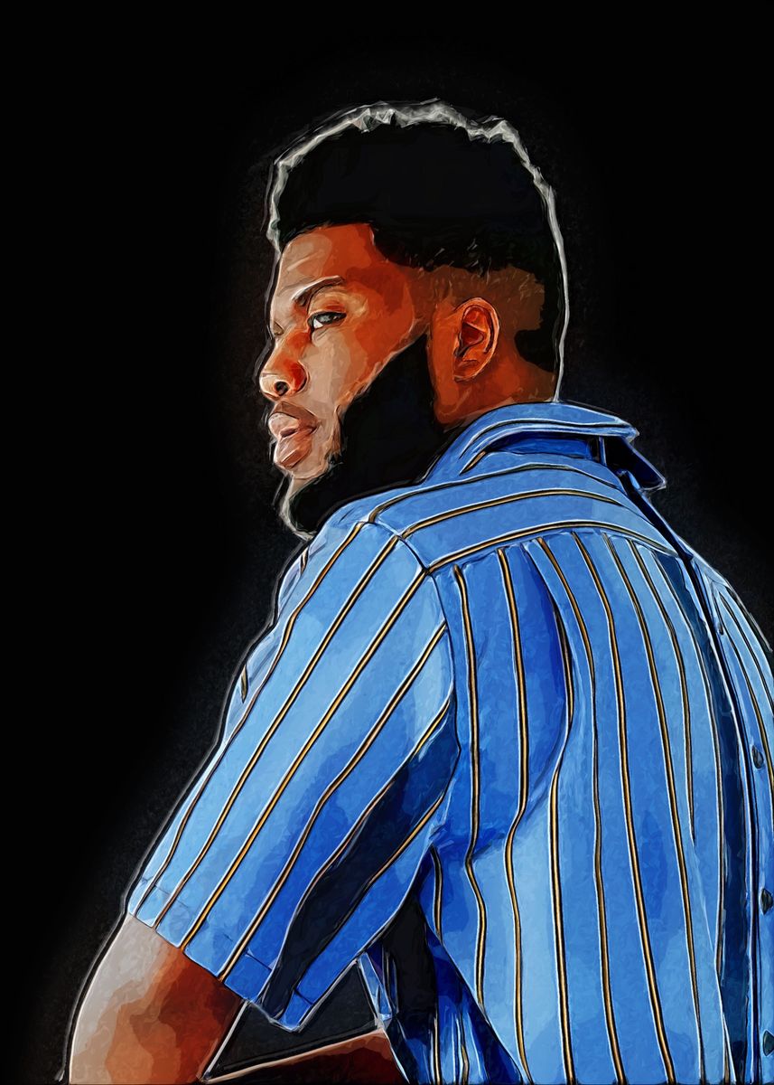 'KHALID' Poster, picture, metal print, paint by Andersen Dante | Displate