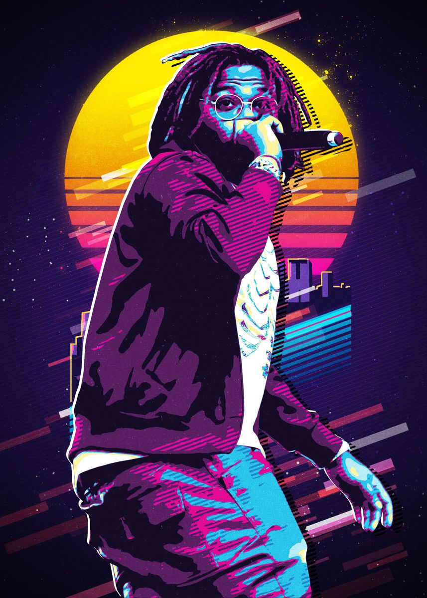 'Gunna ' Poster, picture, metal print, paint by Faa Ness | Displate