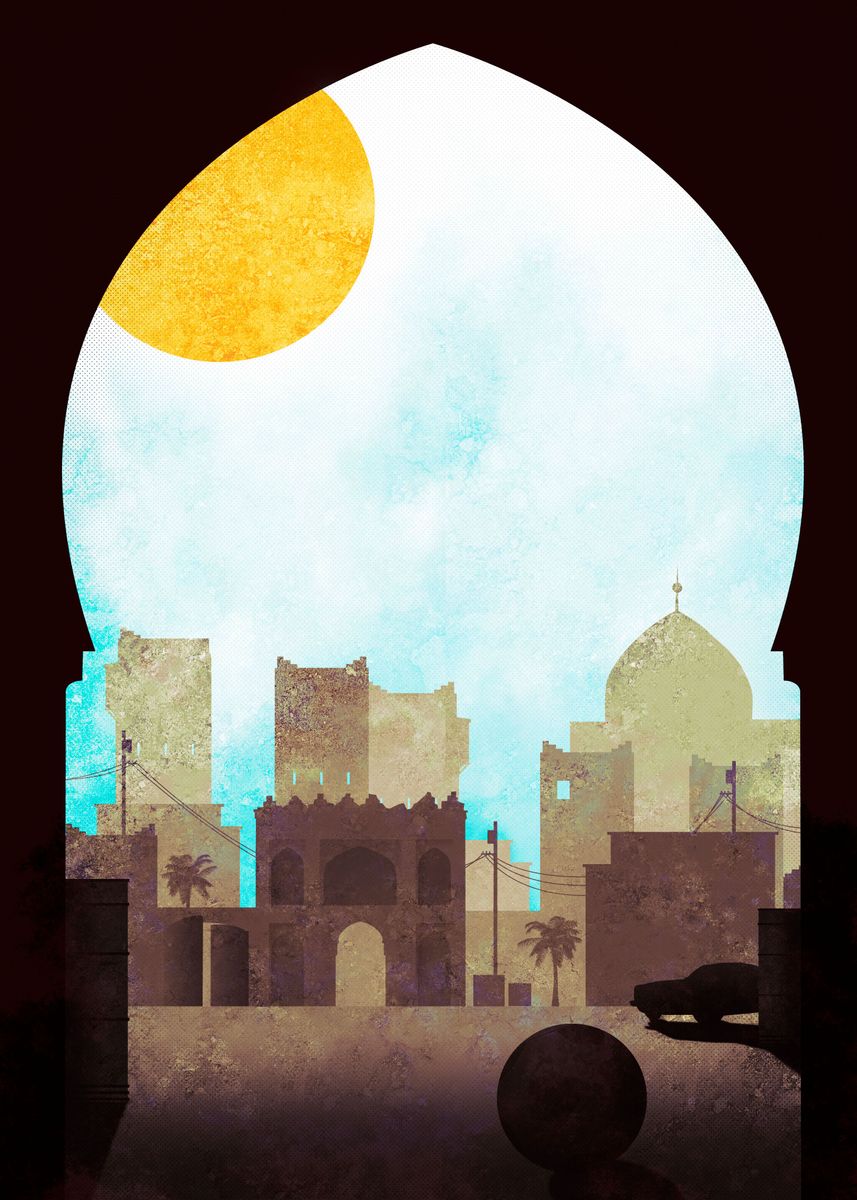 'Dust II Counter Strike' Poster, picture, metal print, paint by Pablo ...