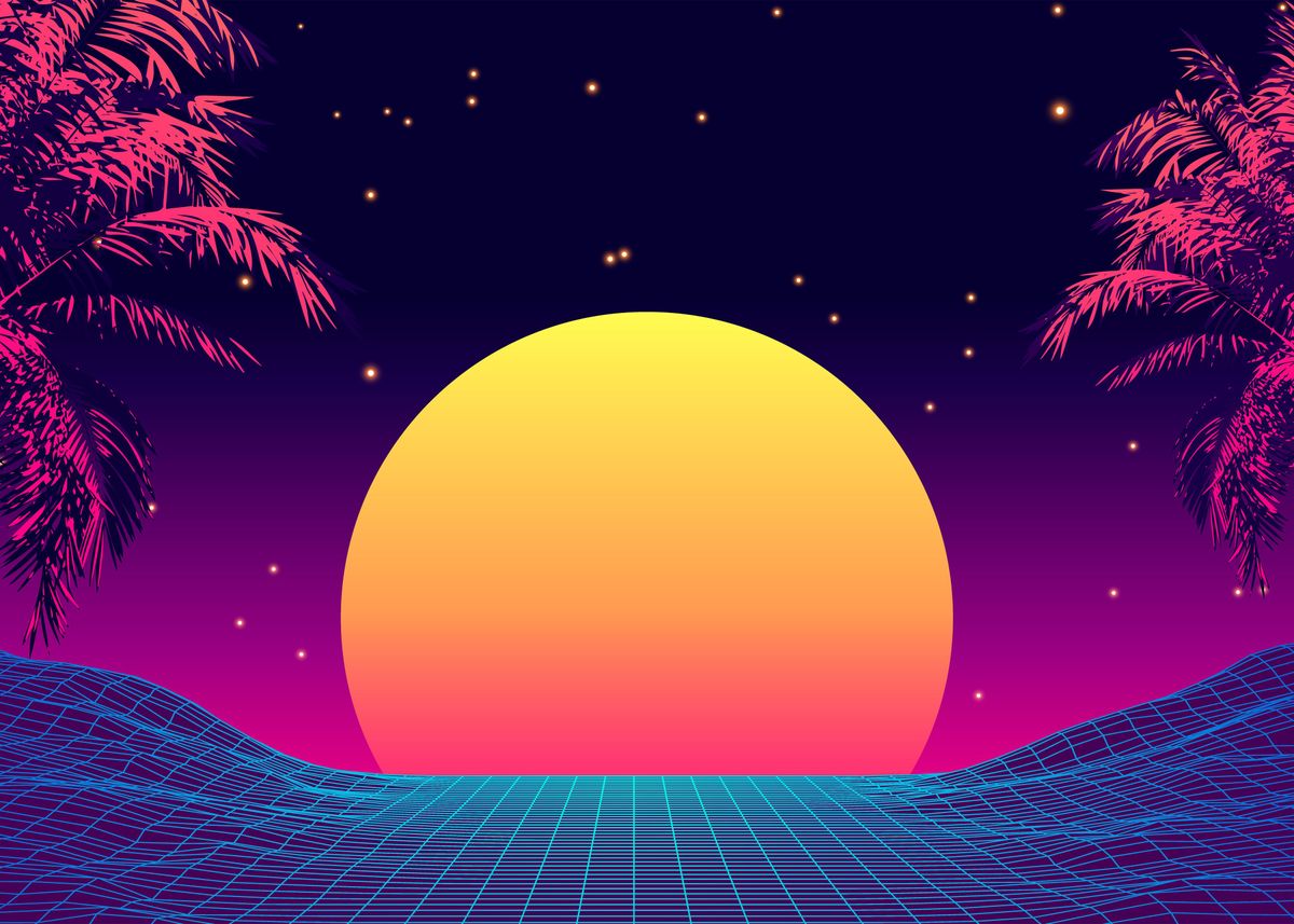 '80s Retro' Poster by Vintage and Retro | Displate
