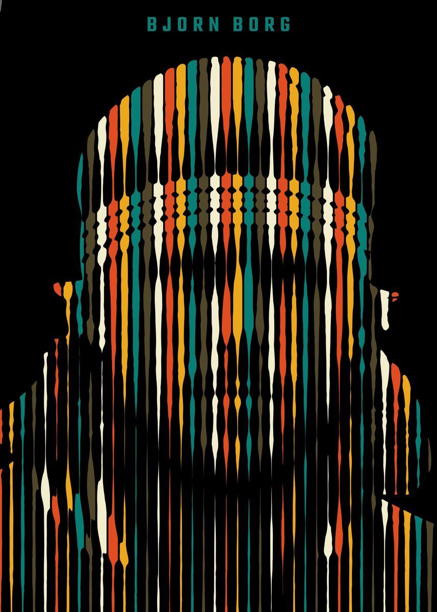 'BJORN BORG' Poster, picture, metal print, paint by Yusuf Dedi Wijaya ...