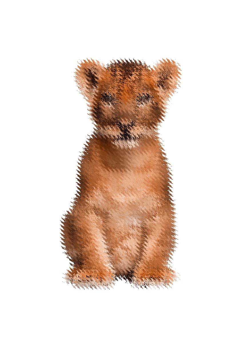 'Tiger Ripple ' Poster, picture, metal print, paint by Art Creative ...