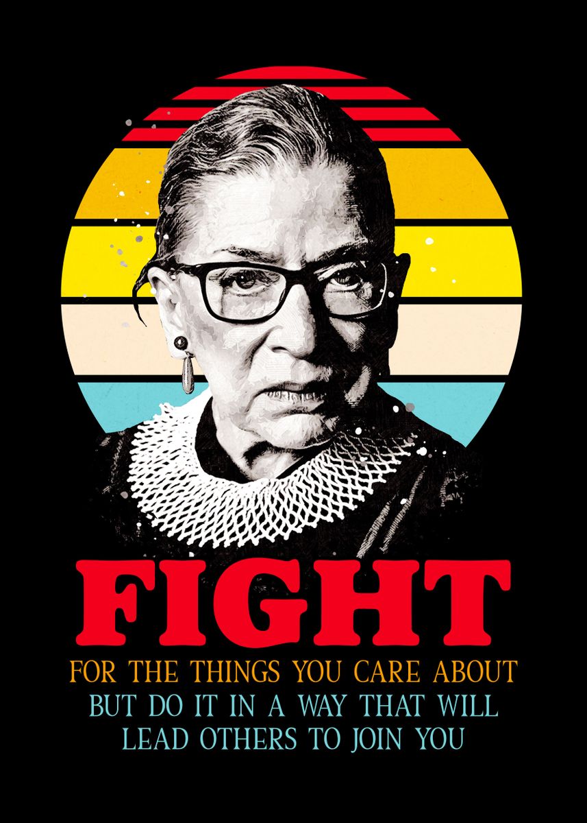'Ruth Bader Ginsburg' Poster by Popart PosterS | Displate