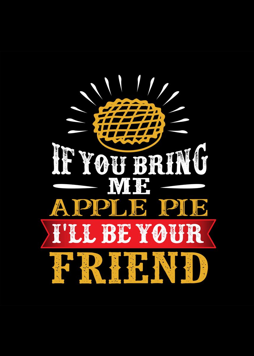 'Bring Apple Friends' Poster, picture, metal print, paint by Beone ...