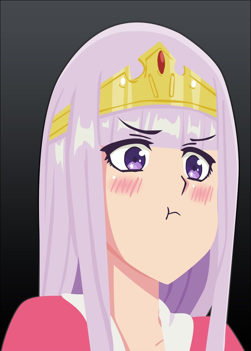 'Sleeping Princess Pout' Poster, picture, metal print, paint by ...