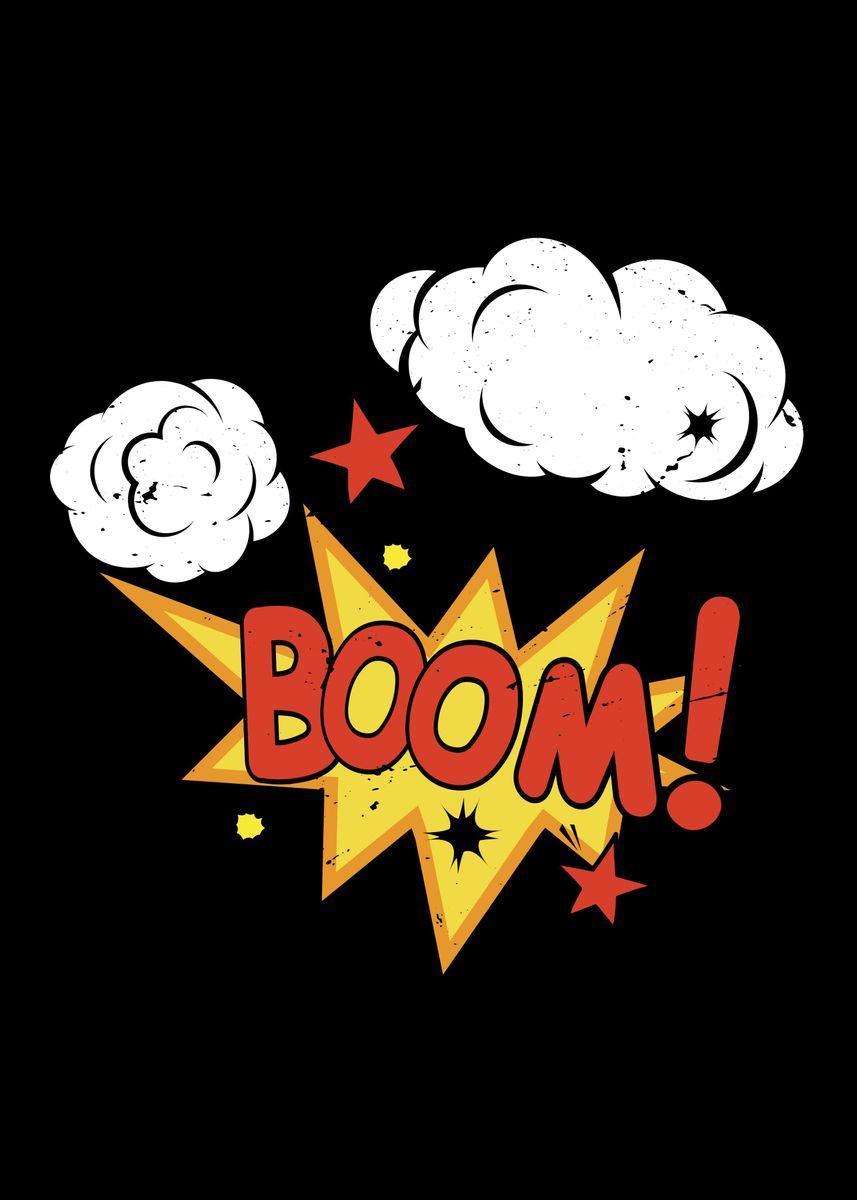 'Boom' Poster by John DonJoe | Displate