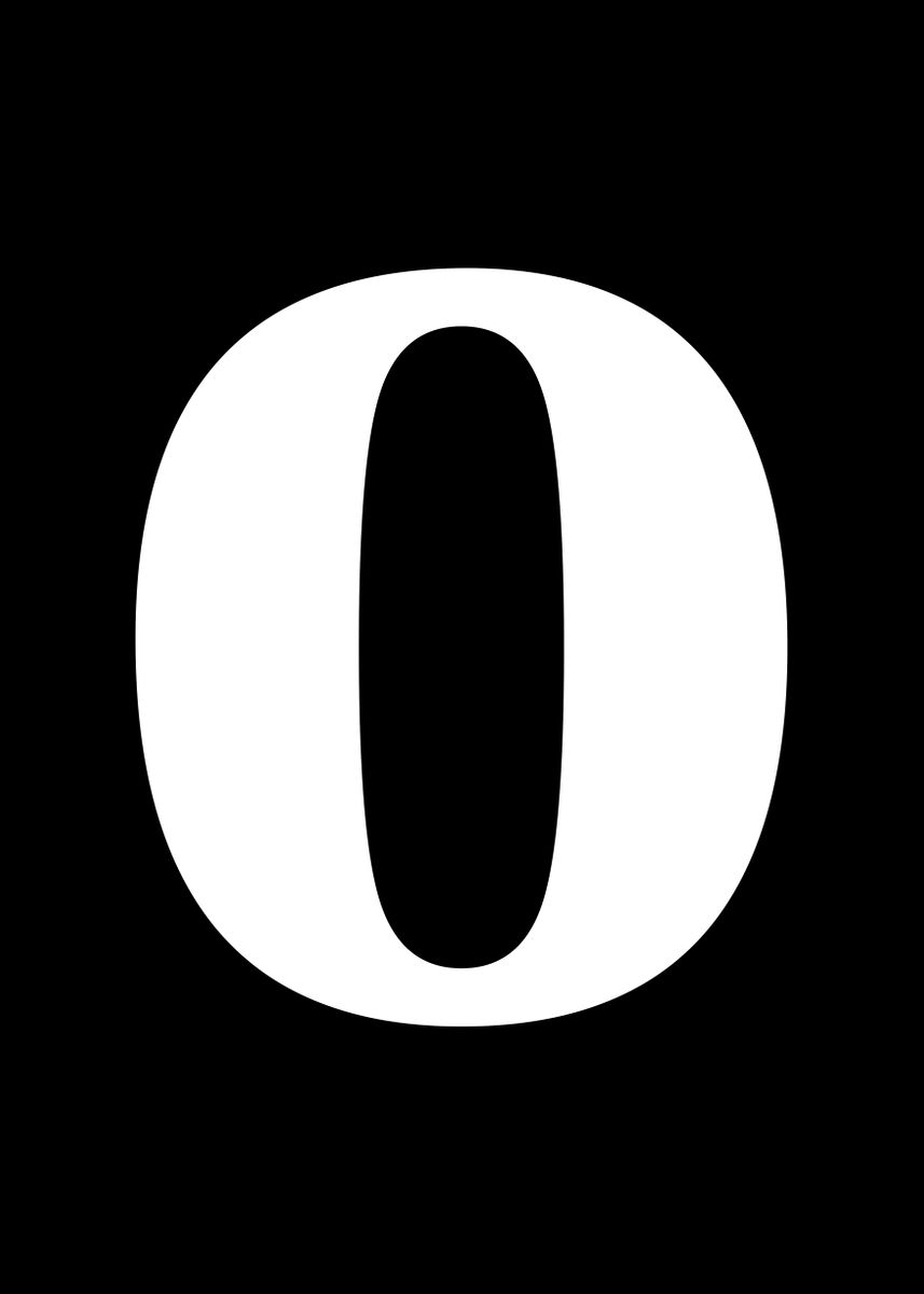 'Alphabet letter O' Poster by Leviosa Workshop | Displate