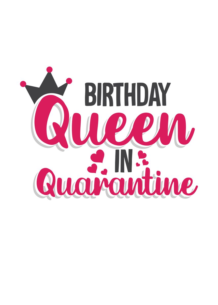 'Birthday Queen In' Poster, picture, metal print, paint by Francois ...