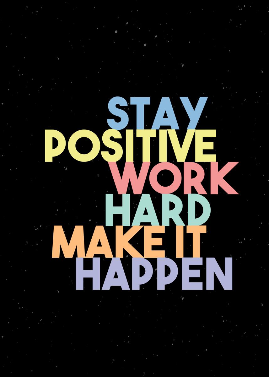 'Office Motivation Wall Art' Poster, picture, metal print, paint by ...