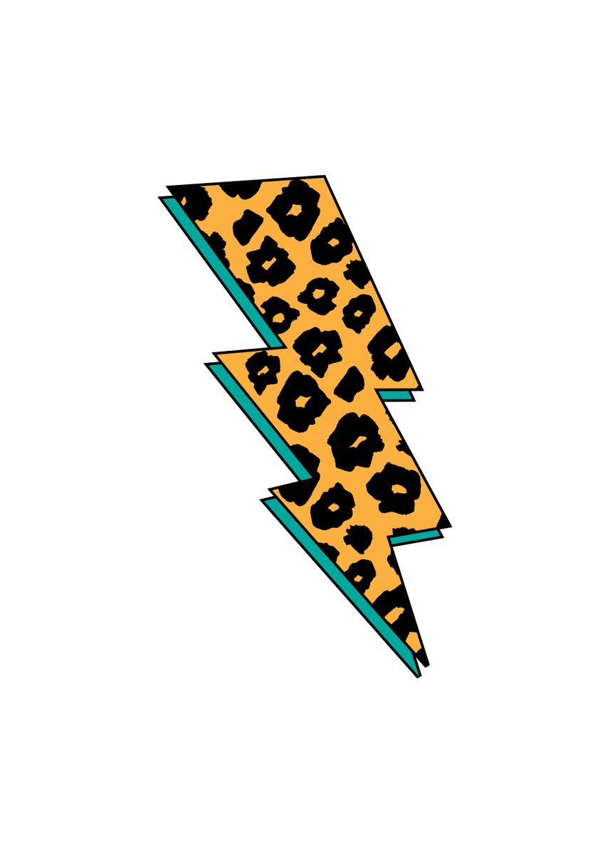 'Lightning Bolt' Poster, picture, metal print, paint by Francois ...