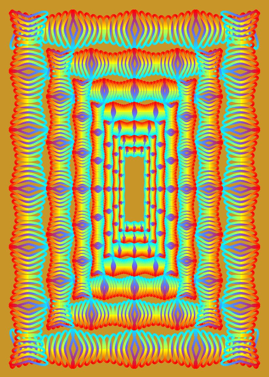 'Designer Vortex 46' Poster by Ferhan Abbas | Displate