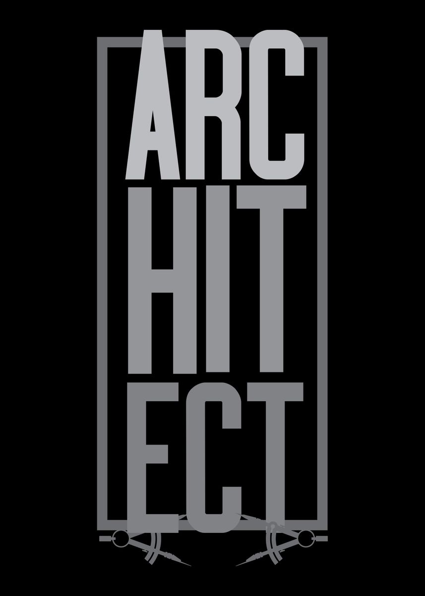 'Architect Architecture Fun' Poster by AaronBaron | Displate