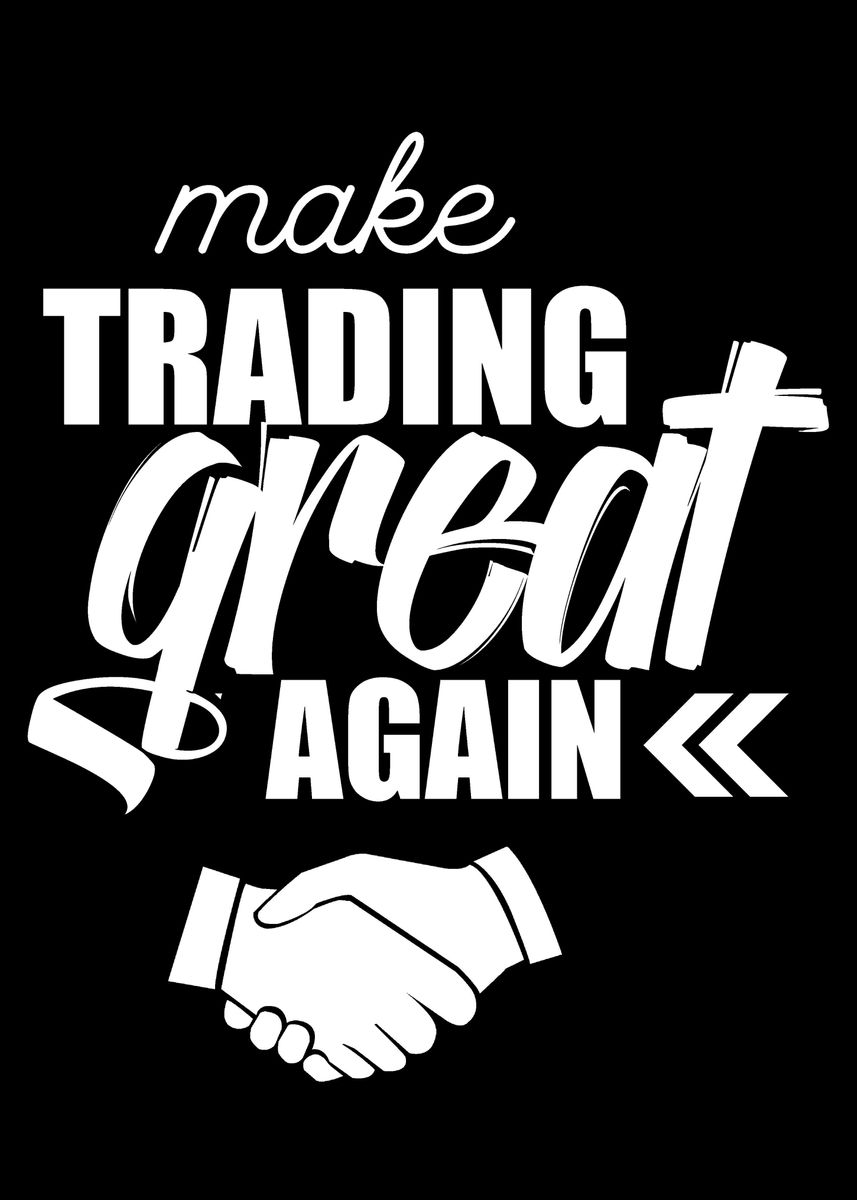 'Make Trading Great' Poster, picture, metal print, paint by dr3designs ...