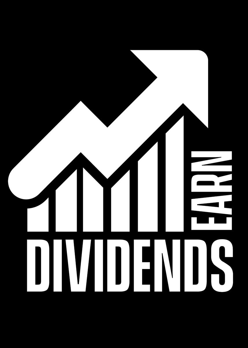 'Earn Dividends' Poster, picture, metal print, paint by dr3designs ...