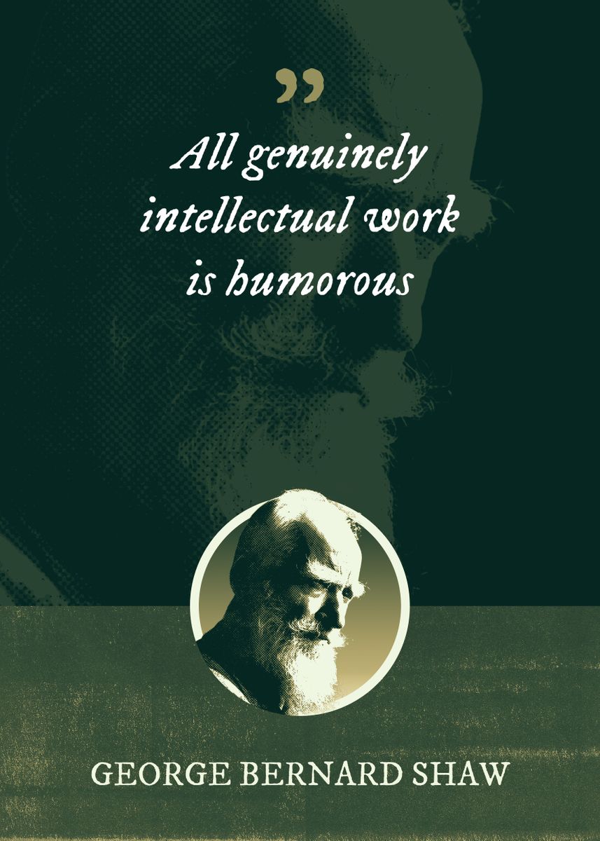 'All genuinely intellectual' Poster by Syahrasi | Displate