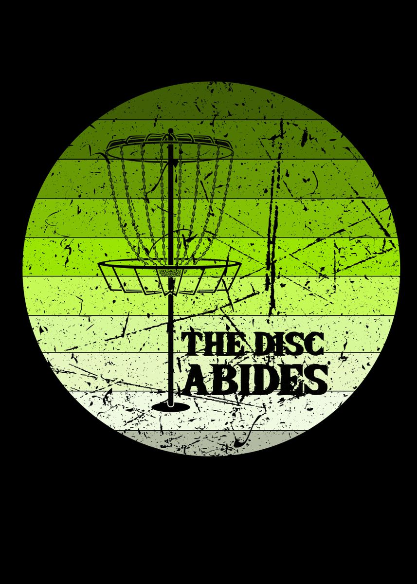 'Disc Golf Vintage' Poster, picture, metal print, paint by Shiva121 ...