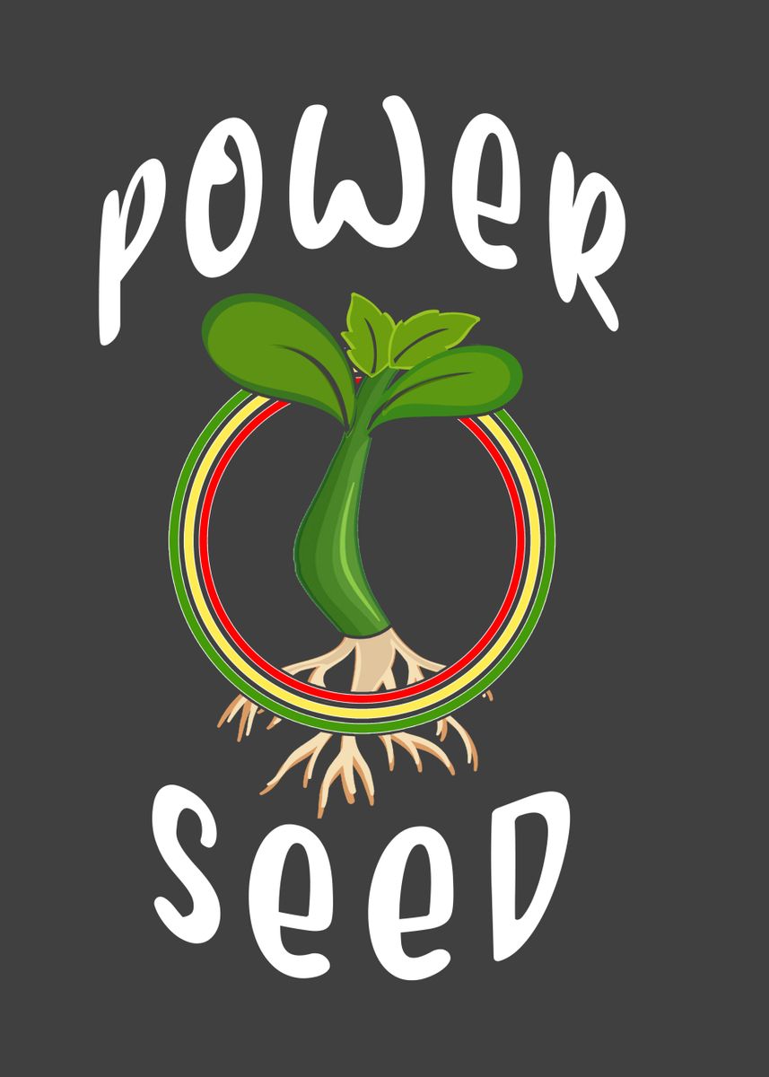 'Power seed' Poster by BeMi | Displate