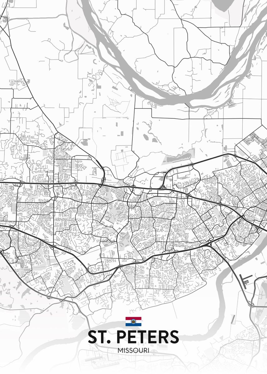 'St Peters MO' Poster by IMR Designs | Displate